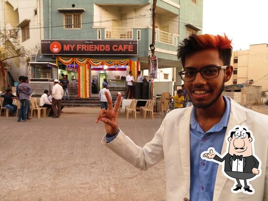 Menu at My Friends Cafe, Hyderabad