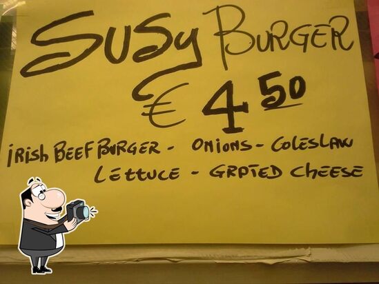 Menu at Roma Takeaway restaurant, Dublin, 1-2 The Coombe