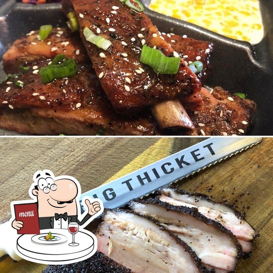 Menu at Big Thicket BBQ, DeRidder