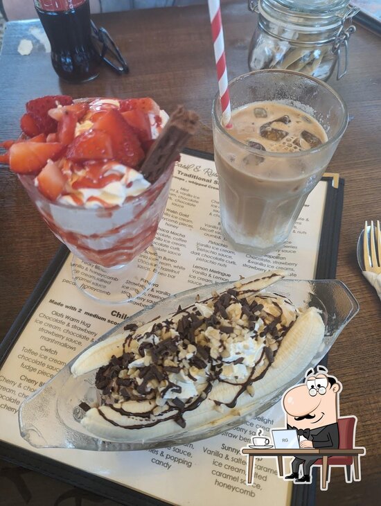 Basil & Rusty's Ice Cream Parlour, Caerphilly - Restaurant menu, prices ...