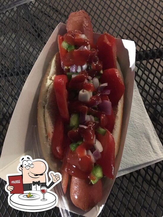 Menu at Hot Dog Factory, Burbank