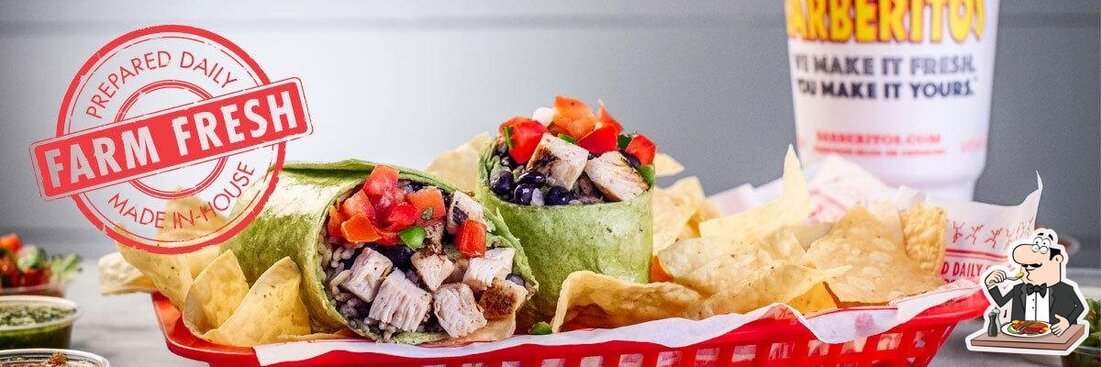 Menu at Barberitos, Greenville, 401 E Stone Ave Unite H