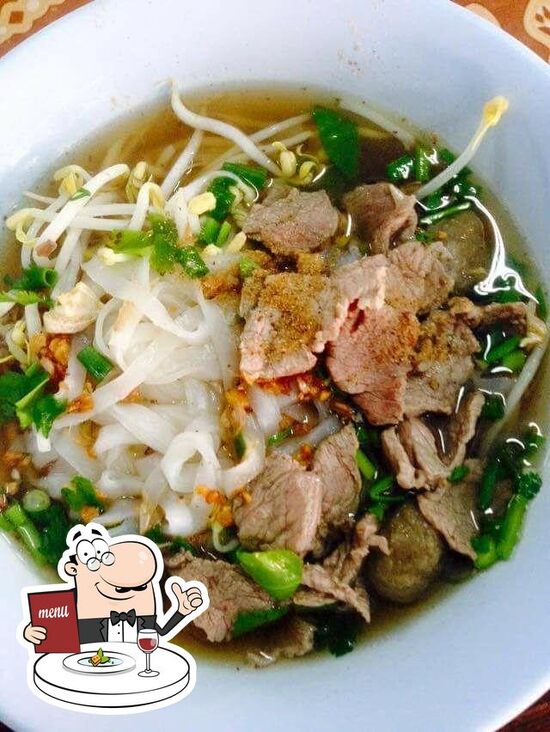 Menu at ร้านอาหารไทยมุสลิม restaurant, Mueang Chiang Rai