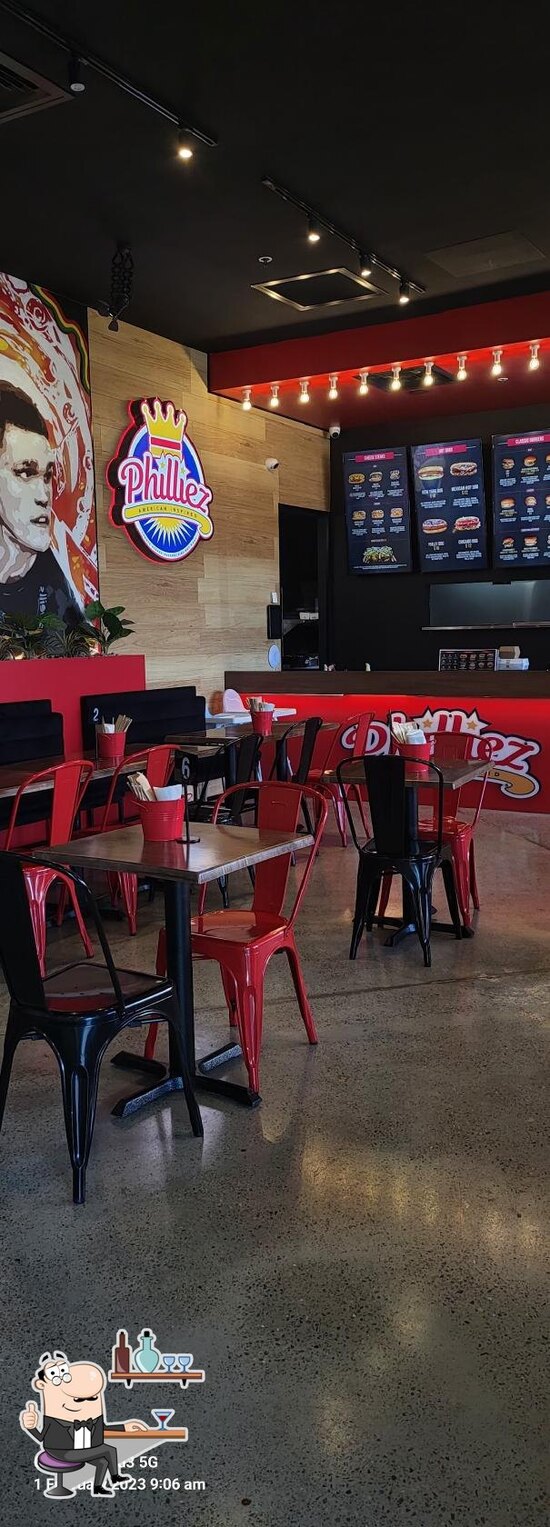 Menu at Philliez Penrith restaurant, Jamisontown