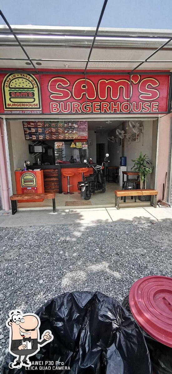Menu at Sam's Burger House restaurant, Guiguinto