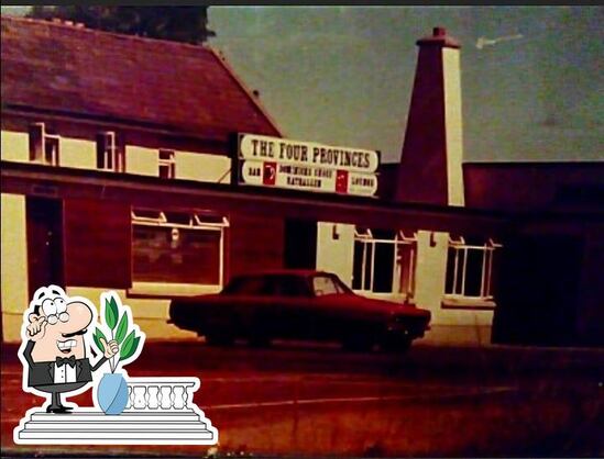Menu at Four Provinces Bar, Ireland, Unnamed Road