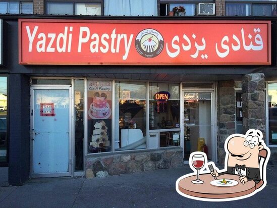 Menu at Yazdi Pastry desserts, Richmond Hill