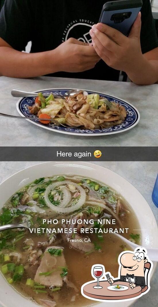 Menu at Pho Phuong Nine Restaurant, Fresno