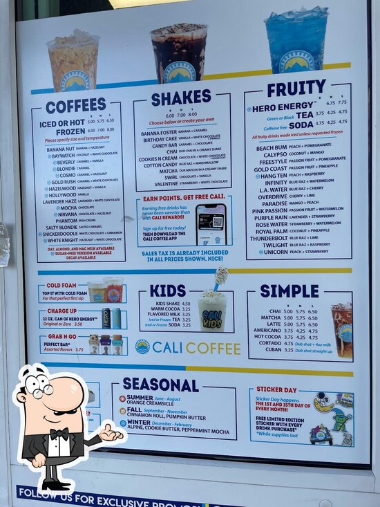 Cali Coffee, Hollywood - Restaurant menu, prices and reviews