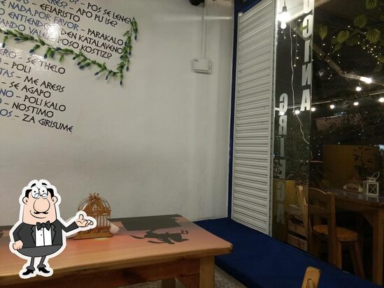 Carta del restaurante Salonika, Bogotá
