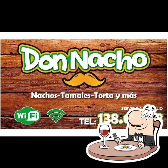 Menu at DON NACHO restaurant, Juan José Ríos