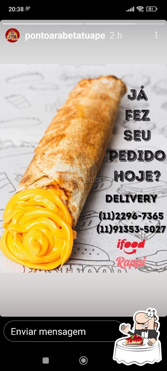 Point do Shawarma restaurant, São Paulo - Restaurant menu and reviews