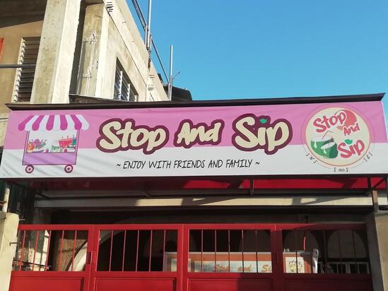 Menu at Stop and Sip Refreshment Hub, Pagadian City