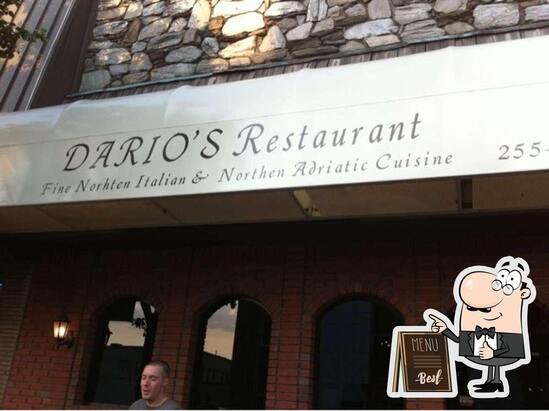Menu at Dario's restaurant, Rockville Centre
