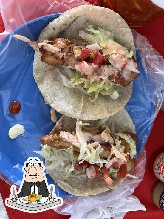 Menu at Mariscos Cisneros restaurant, Puerto Vallarta, Aguacate 271