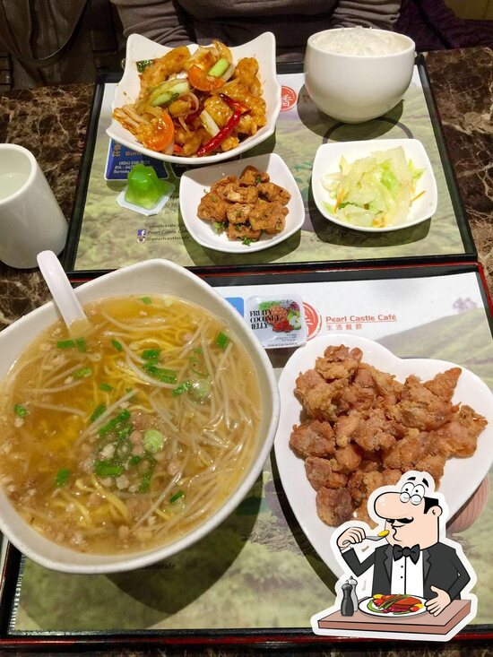 Menu at Pearl Castle Café, Richmond, Minoru Blvd #1782