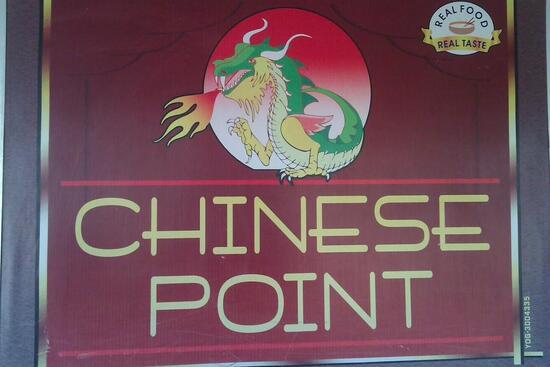 Menu at Chinese point, Bhavnagar