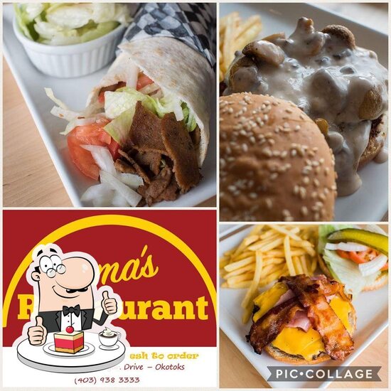 Menu at Mama's Restaurant Okotoks, Okotoks, 100 Milligan Dr