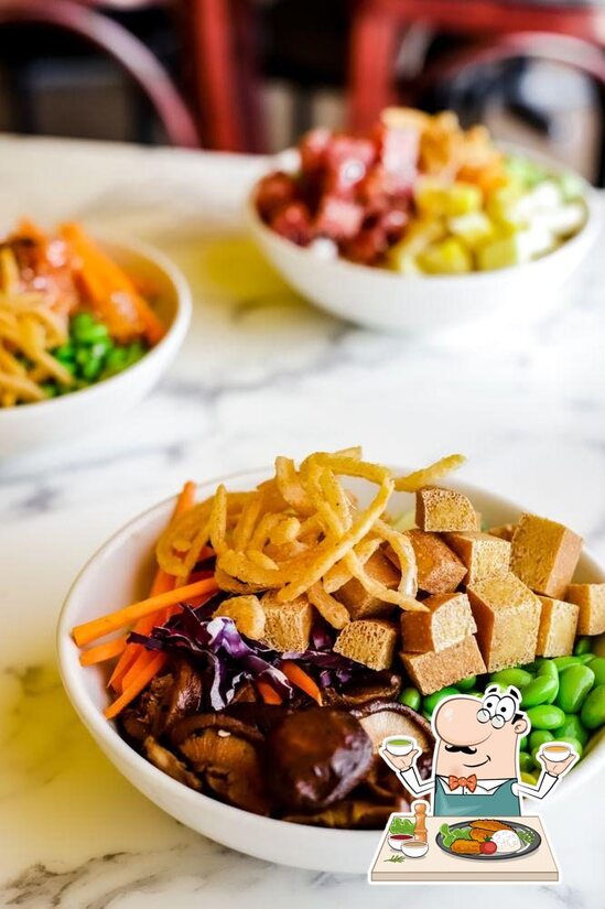 Menu at Hula Girl Poke restaurant, Dallas