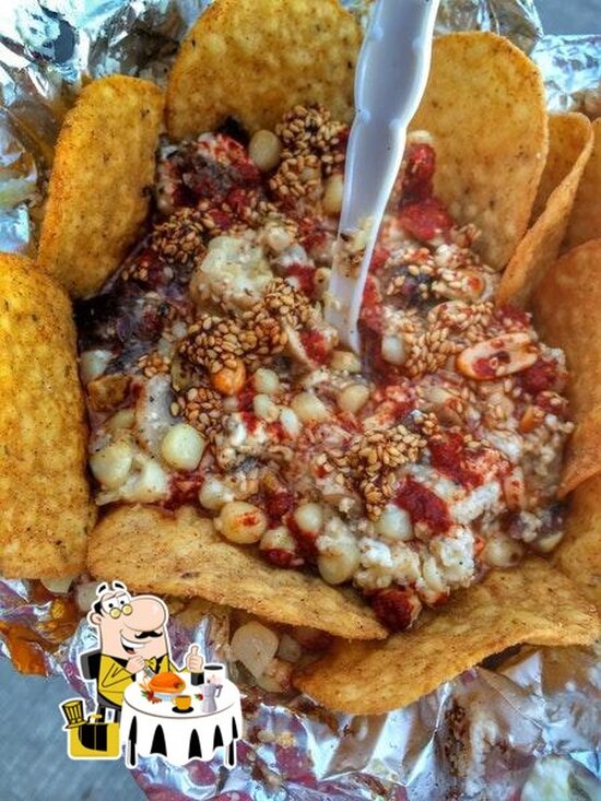 Chaskas y Elotes El Manjar de Corona, Aguascalientes, Explanada Mercado ...