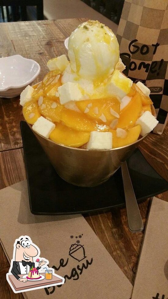 Menu at Ice Flower Snow Falling Korean Dessert Cafe, Muntinlupa