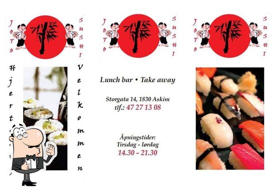Menu at JotoSushi restaurant, Askim
