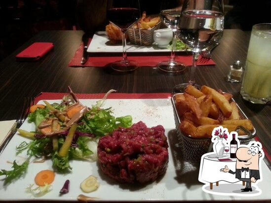 Menu at The Salisbury steakhouse, La Baule-Escoublac