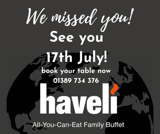 Menu at Haveli Family Buffet Restaurant, Dumbarton