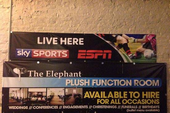 Menu at The Elephant Hotel pub & bar, Pontefract