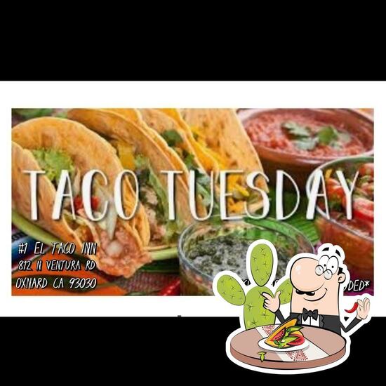 Menu at Taco Inn restaurant, Oxnard, 812 N Ventura Rd