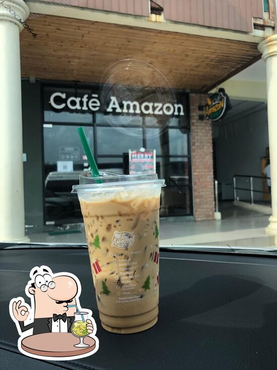 Menu at Café Amazon มอเตอร์เวย์ขาเข้ากทมร้านสุดท้ cafe, Bang Pakong