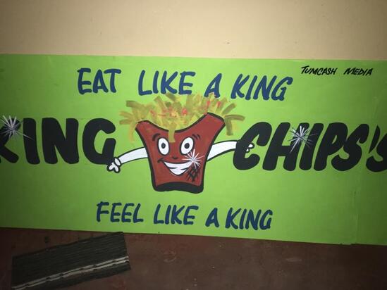 Menu at King chips restaurant, Itsoseng