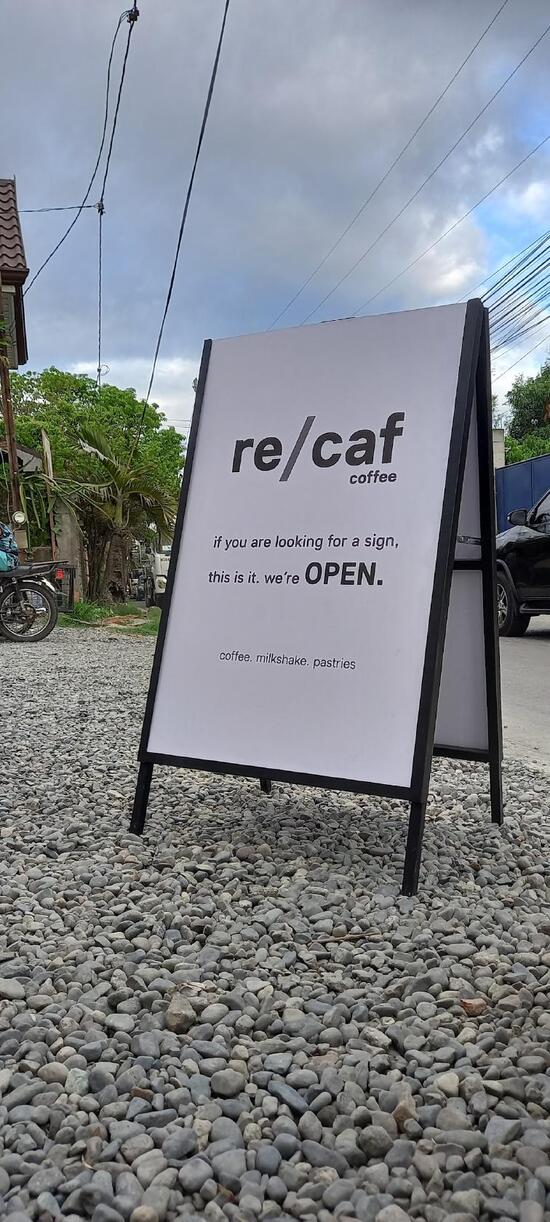 Menu at re/caf coffee, Malolos