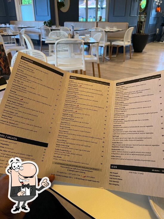 Menu at La Milano Italian restaurant, Orange