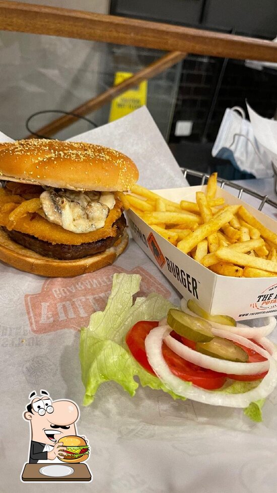 Menu at Buffalo burger restaurant, Asyut