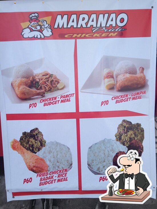 Menu at Maranao Pride Chicken, Iligan City