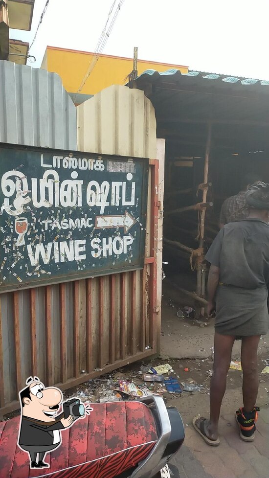 Menu at Tasmac, Courtallam, W7PG+FH9