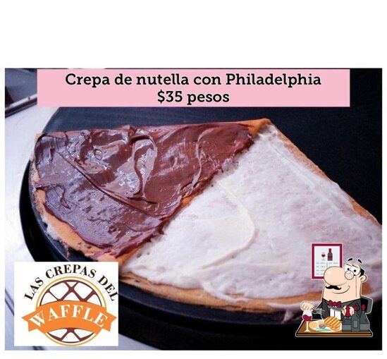 Menu at Las Crepas del Waffle, Cancún