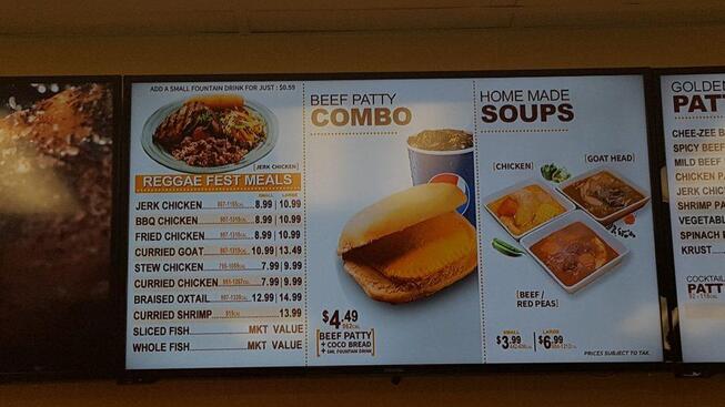 Menu at Golden Krust Caribbean Restaurant, Houston, Westheimer Rd
