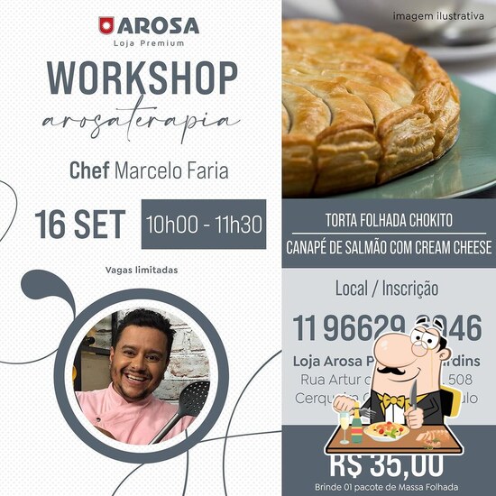 Massas AROSA, São Paulo - Menu do restaurante, preços e opiniões