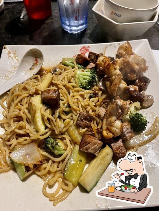Menu at Saga Hibachi Steakhouse & Sushi Bar, Foxborough