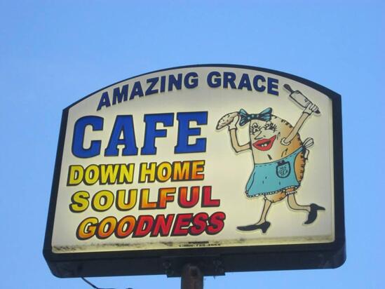 Menu at Amazing Grace Cafe, Dozier