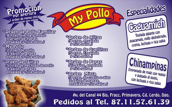My Pollo restaurant, Lerdo