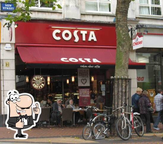 Menu at Costa Coffee cafe, Birmingham, 10-11 Navigation St