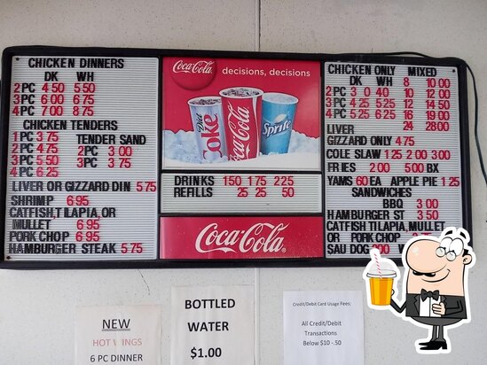 Menu at Pyle's Chicken Delite restaurant, Thomasville