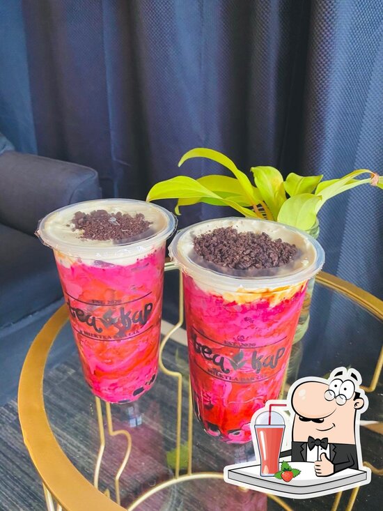 Menu at Tea Kap Milktea Bar Co., Cabanatuan City