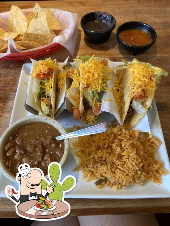 Menu at Los Lazos restaurant, Galveston