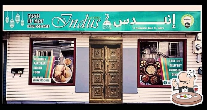 Menu at Indus Eatery restaurant, St. John's