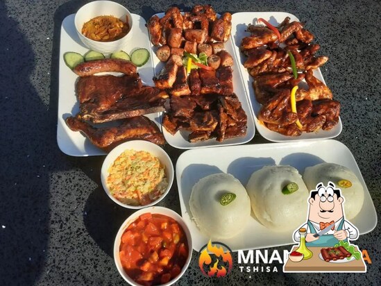 Menu at Mnandikona restaurant, Soweto