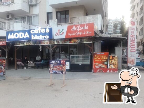 Menu at Moda Cafe Bistro, Yumurtalık
